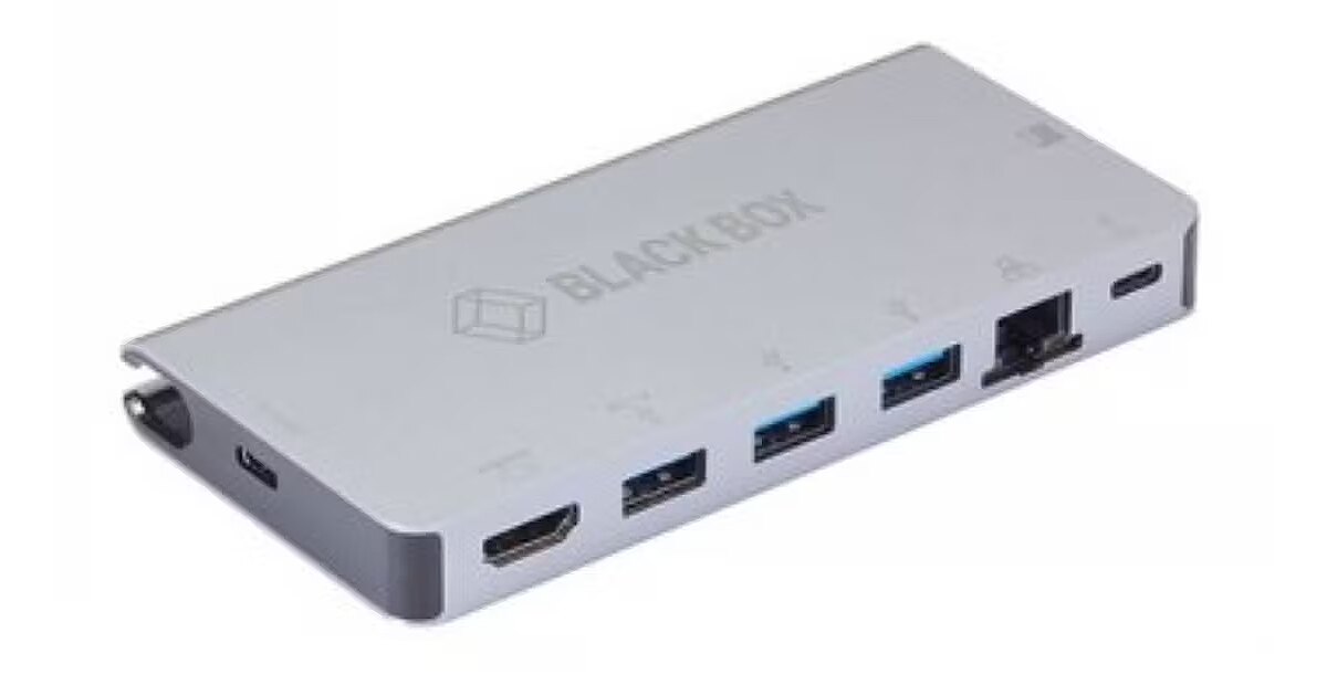 Black Box BLACK BOX USB C DOCKING STATION - DISPLAYPORT BUNDLE ...