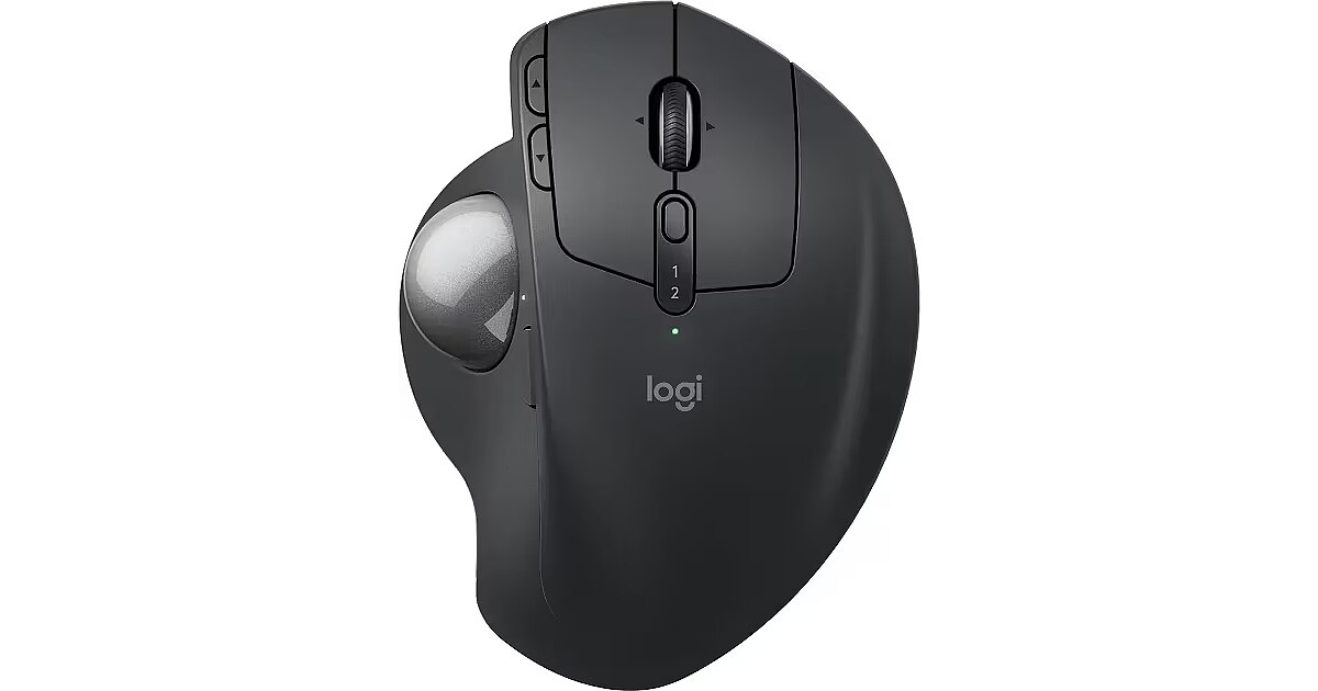 Logitech MX Ergo S, Advanced Wireless Trackball, Black (910-007260)