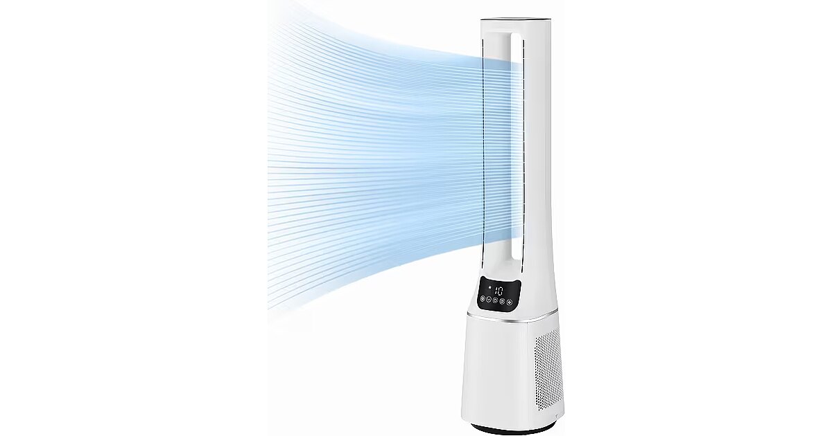 Midea | Bladeless Fan with Air purifier | MFP-120 | Stand fan | White ...