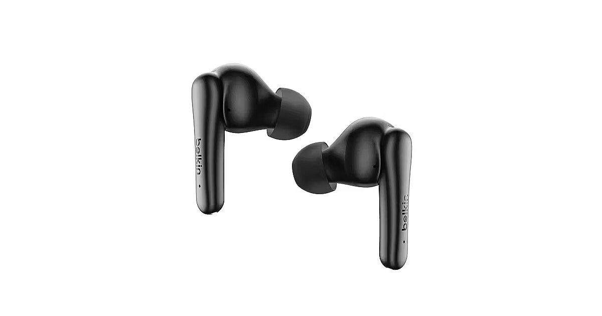 Belkin SOUNDFORM RHYTHM ANC TRUE WIRELESS EARBUDS, BLACK (AUC015HQBK)