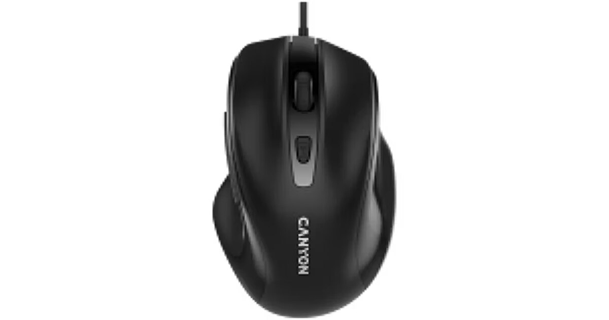 Canyon mouse M-6 Wired Black (CNE-CMS6)