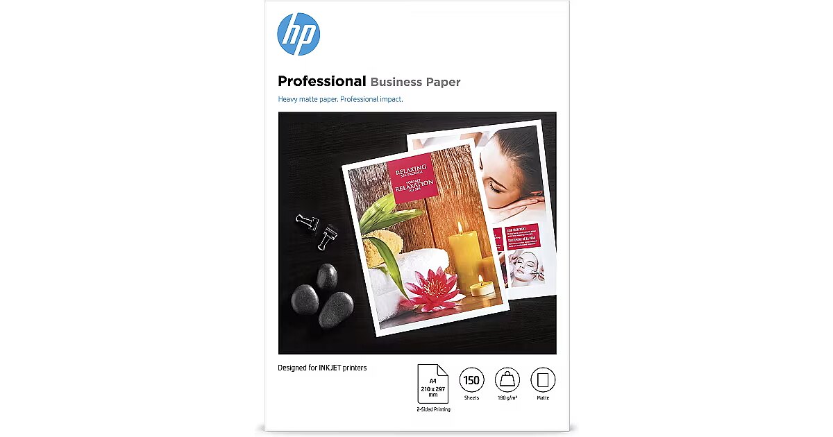 Hewlett Packard HP PROF MATTE IJ A4 180G 150SH FSC PAPER (7MV79A)