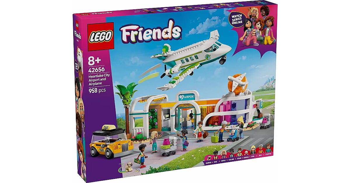Lego Friends 42656 Samolot i lotnisko w mieście Heartlake (42656)