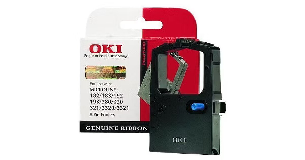 Oki Inkjet Printer Ribbon ML 1x2/280/32x/332x (9002303)