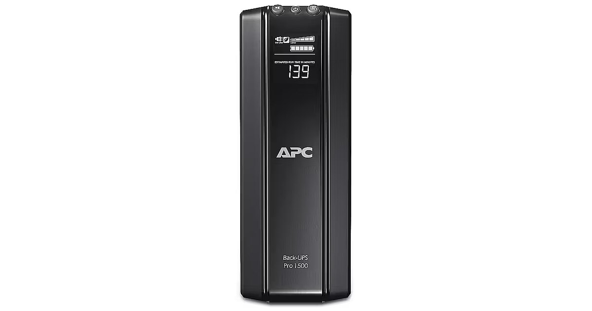 APC Back-UPS Pro BR1500GI 1500VA, 865W, IEC (BR1500GI)