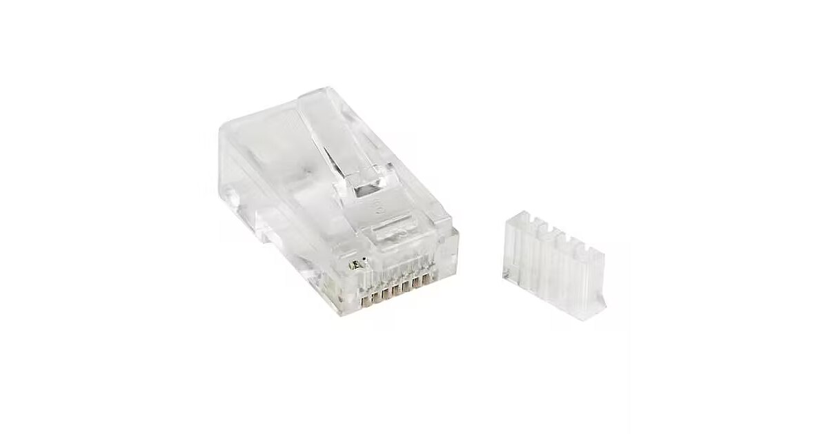 Startech SOLID WIRE CAT 6 MODULAR PLUG . (CRJ45C6SOL50)