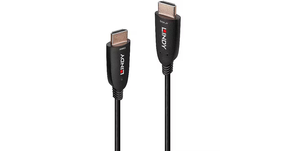 Lindy Fiber Optic Hybrid HDMI 2.1 8K60 cable (black, 10 meters, AOC ...