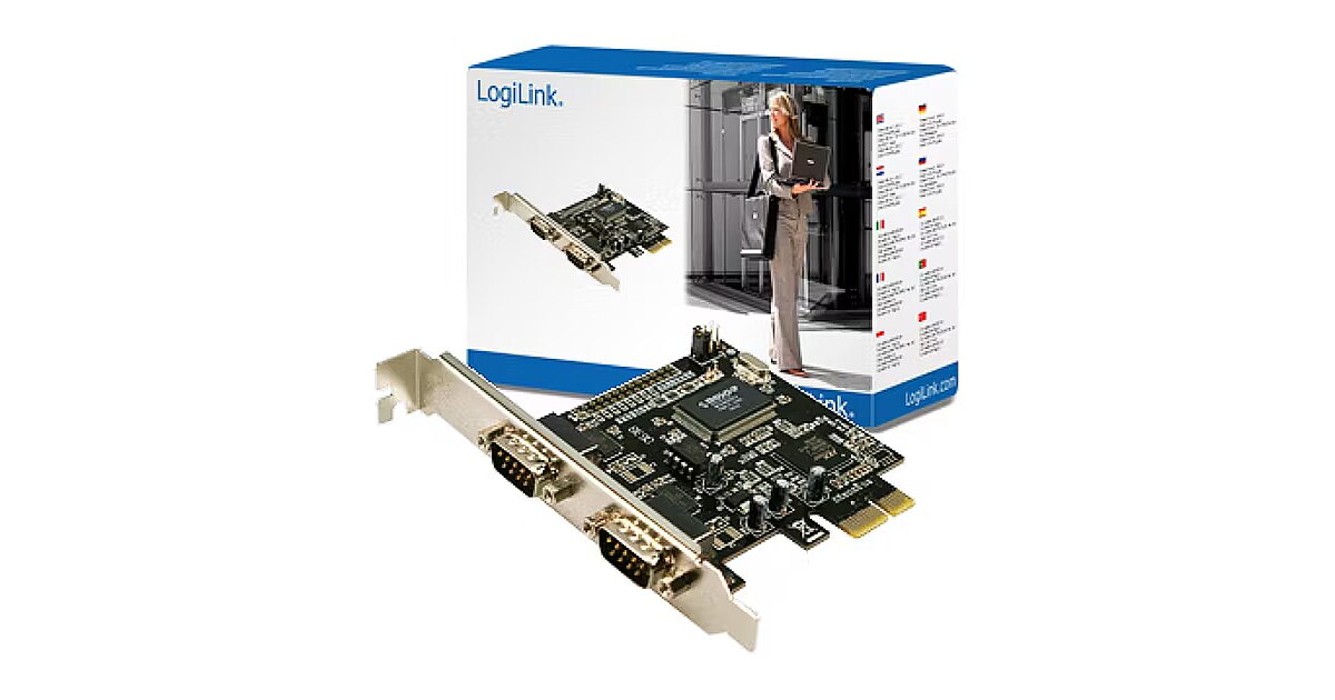 Logilink Logilink PCI-express interface card, 2x com(serial) (PC0031)