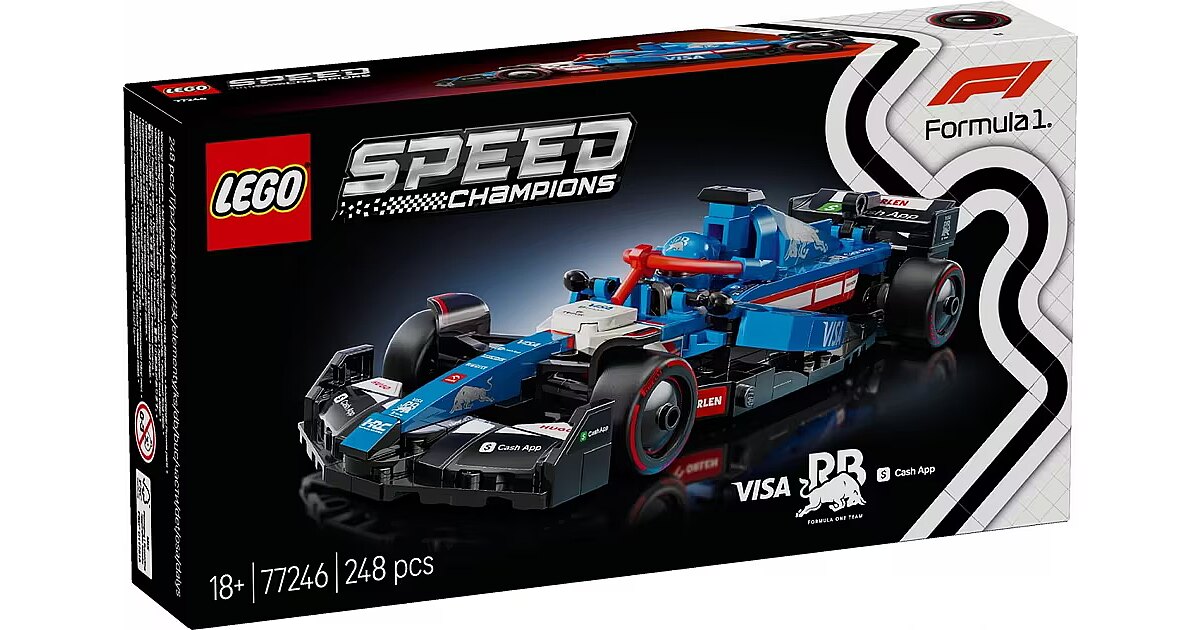 Lego Speed Champions 77246 Bolid F1 Visa Cash App RB VCARB 01 (77246)