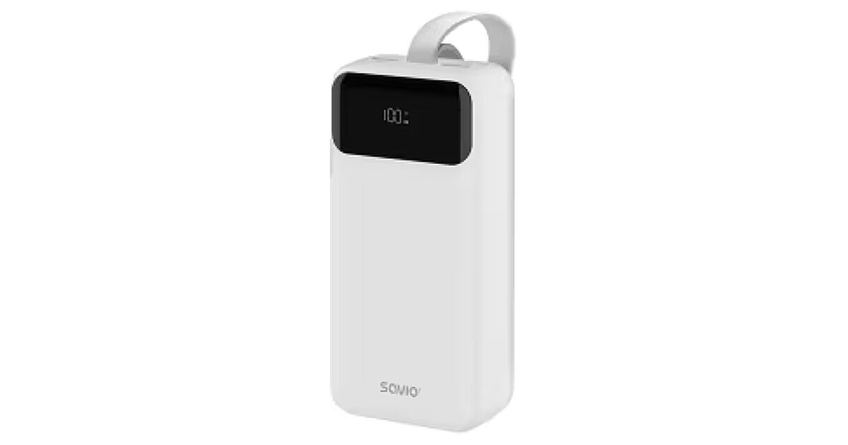Savio Enerģijas krātuve Savio Power Bank 30000mAh White (BA-11)