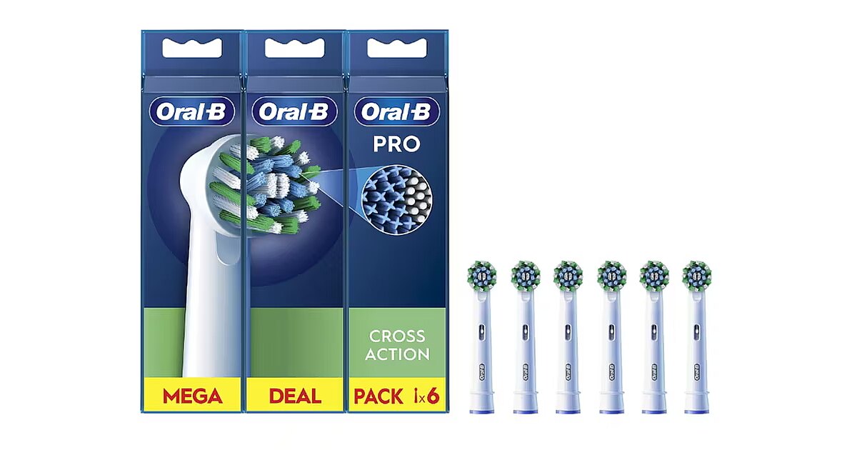 Oral-B EB50RX CrossAction (EB50RX 2+2+2 szt.)