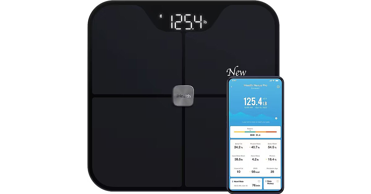 iHealth | Wireless Body Composition Scale | Nexus Pro | Maximum weight ...