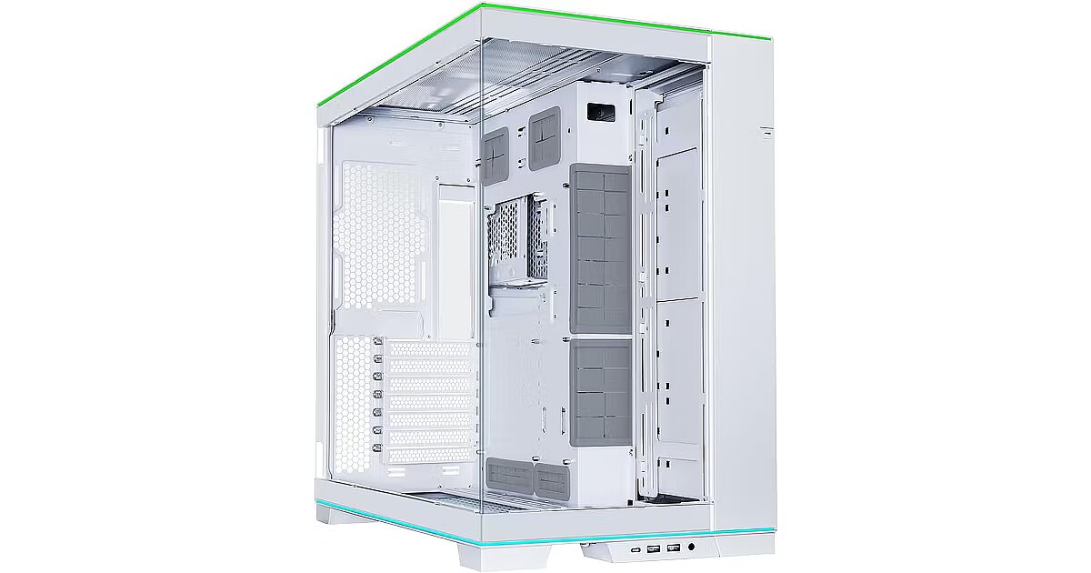 Lian Li O11D EVO RGB, Tempered Glass, White (O11DERGBW)