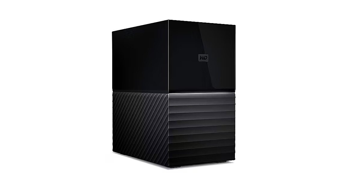 Western Digital My Book Duo, 16TB, Black (WDBFBE0160JBK-EESN)