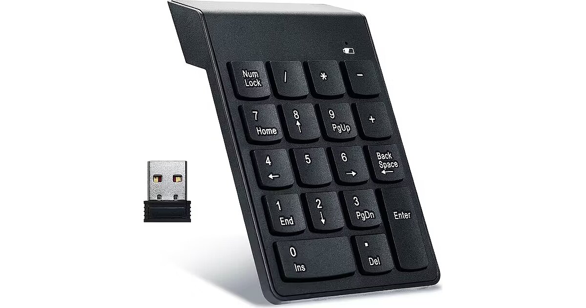 Gembird Numeric Keypad, Wireless (KPD-W-02)