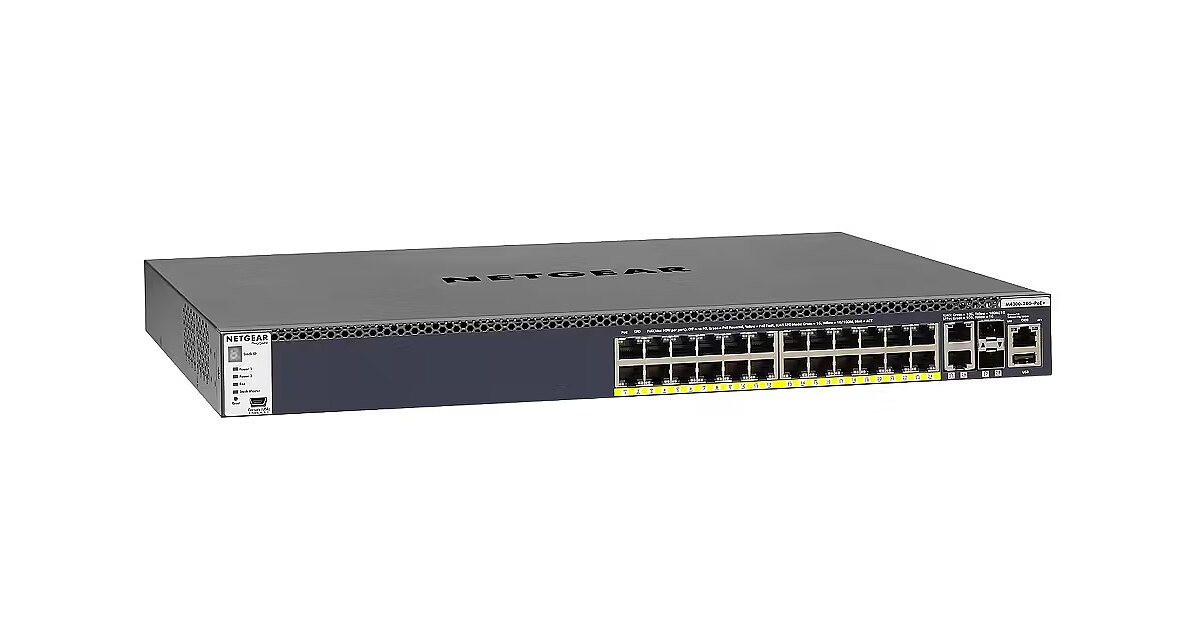 Netgear M4300-28G-POE+, 24X1G 2SFP (GSM4328PA-100NES)