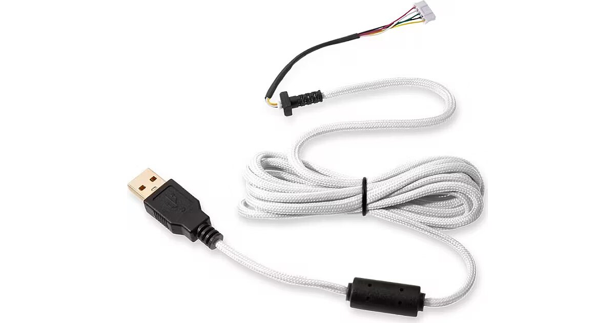 Glorious Pc Gaming Race Ascended Cable V2, White (G-ASC-WHITE-1)