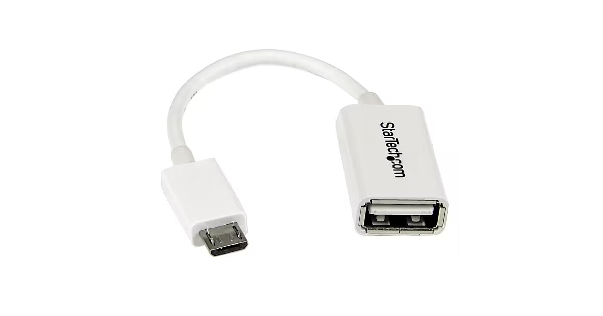 Startech USB-A to Micro USB, 0.12m (UUSBOTGW)