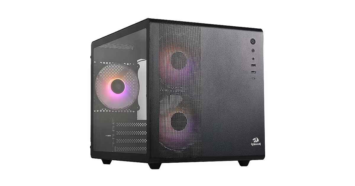 Redragon Pagos ONE, Tempered Glass, Black (GC-570)