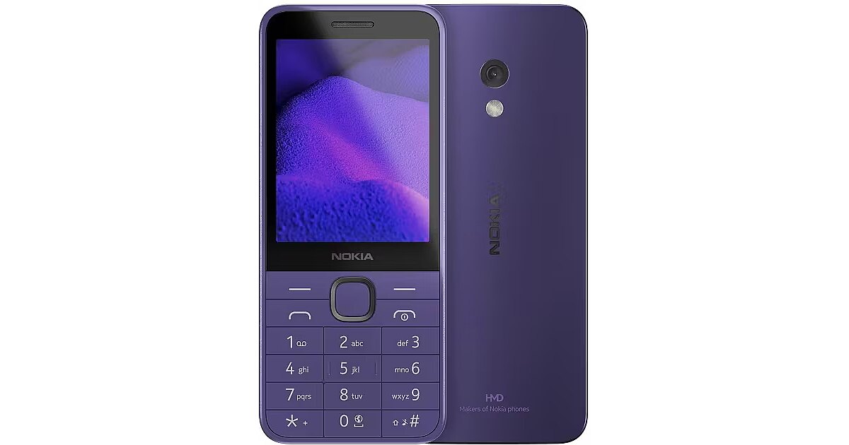 Nokia 235 4G (2024), Purple (NK235 (2024) Purple)