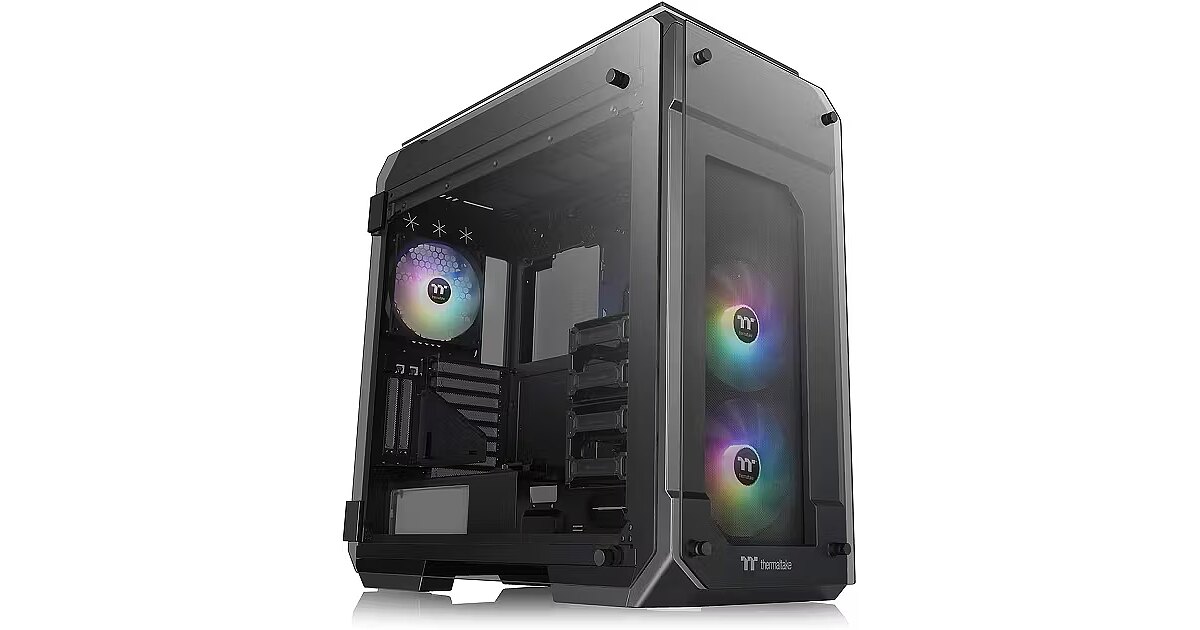 Thermaltake View 71 ARGB Edition, Tempered Glass, Black (CA-1I7-00F1WN-03)