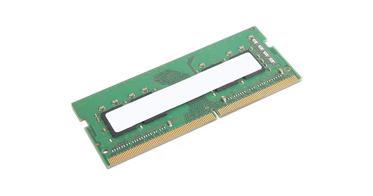Lenovo SODIMM, ThinkPad, 8GB, DDR4, 3200MHz, Single Stick (4X71D09532)