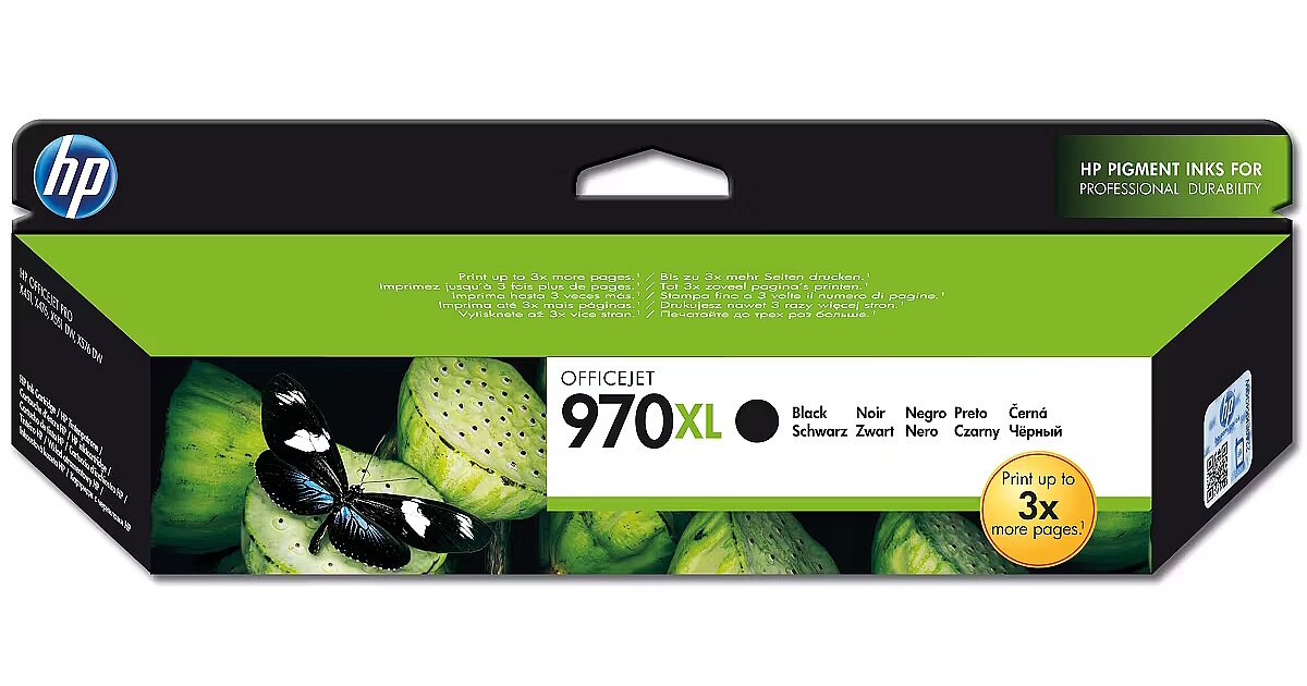 Hewlett Packard HP 970XL Ink Black OJ Pro X451 X551 DW Printer X476 ...