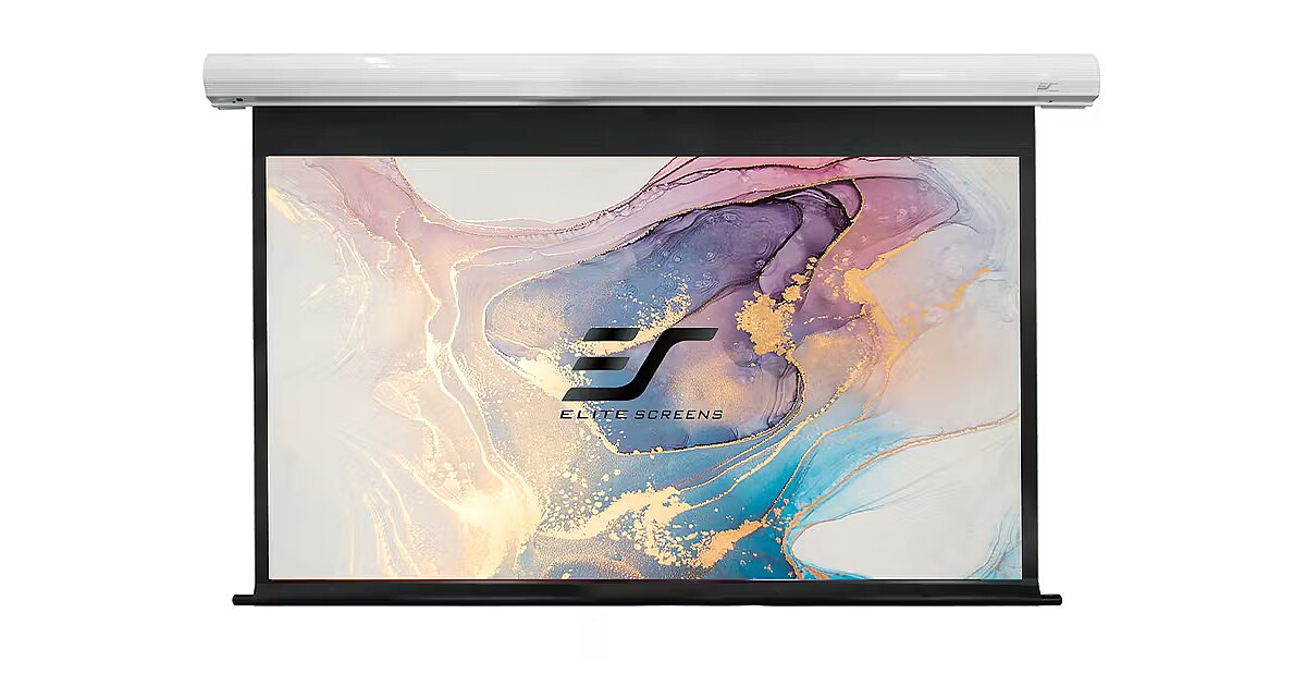 Elite Screens Saker PREMIUM, Electric Projection Screen, 110", 16:9 ...