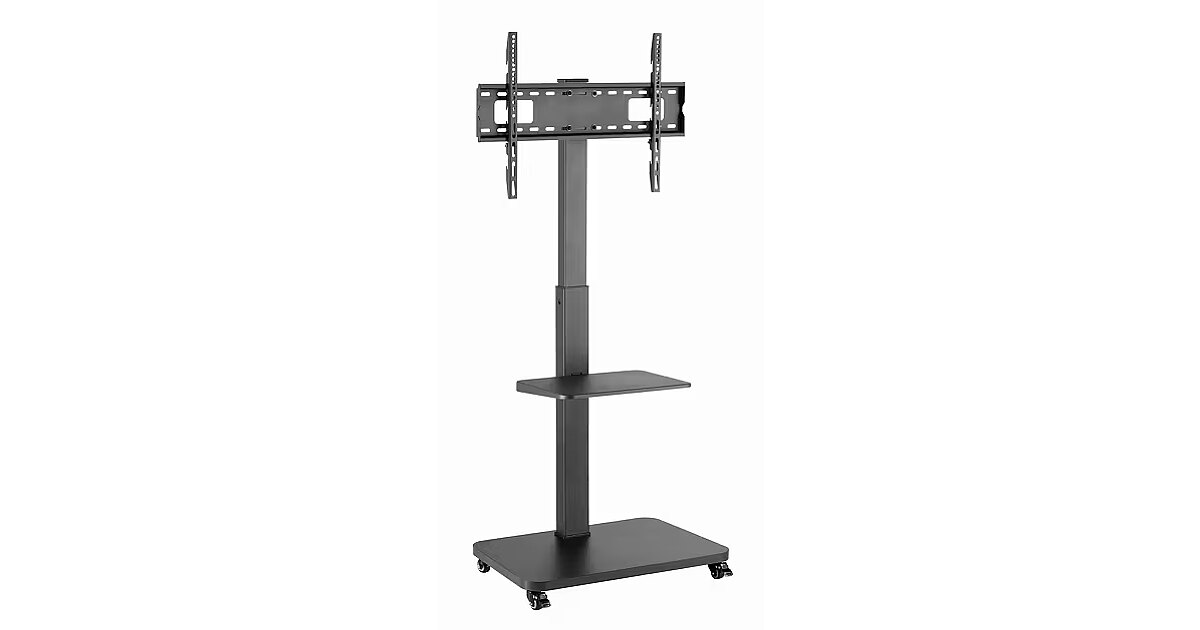Gembird TV floor stand with caster wheels, 37-75" (TVS-75S-02)