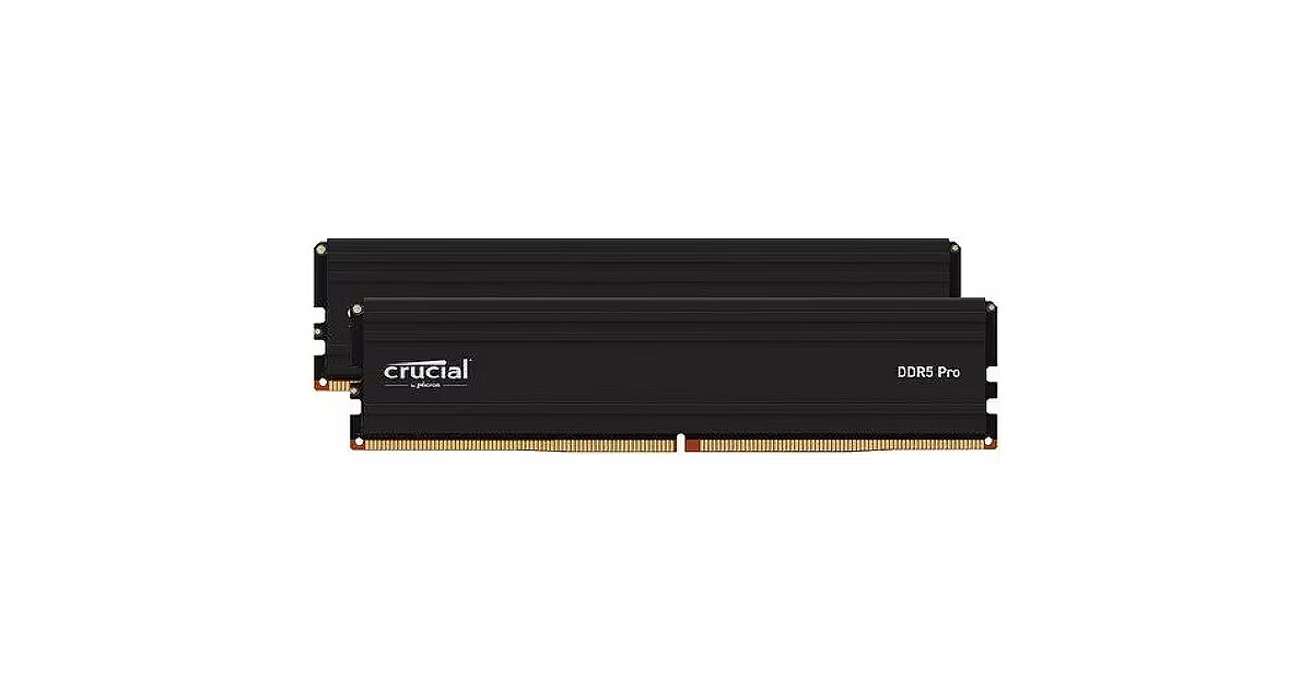 Crucial Pro, 96GB, DDR5, 5600MHz, CL46, Kit of 2 (CP2K48G56C46U5)