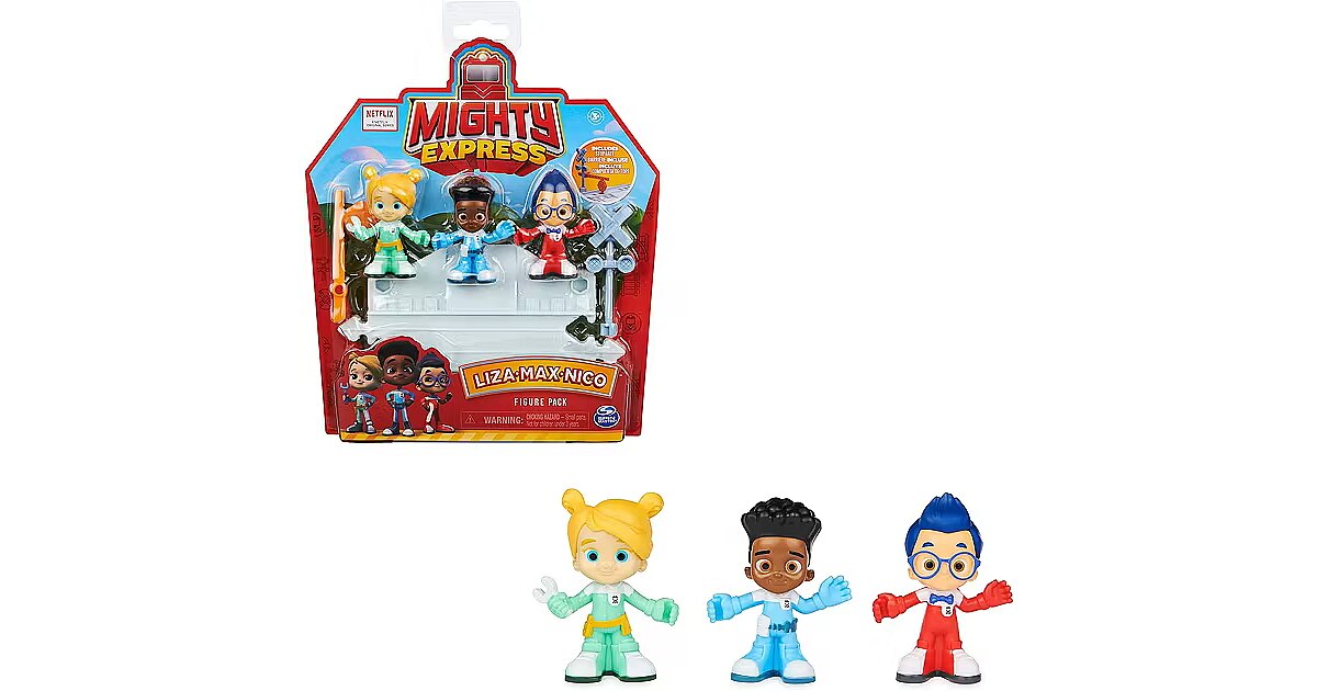 Spin Master Spin Master Mighty Express Children's Figures Set of 3 ...