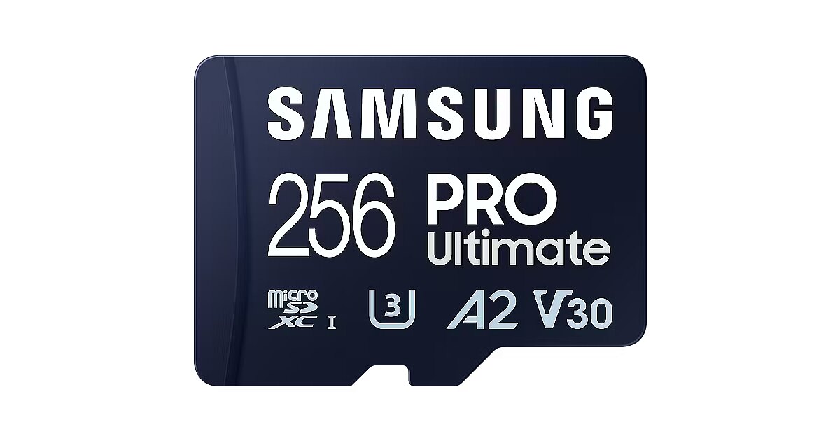 Samsung 256GB PRO Ultimate microSD Card + Card Reader (MB-MY256SB/WW)