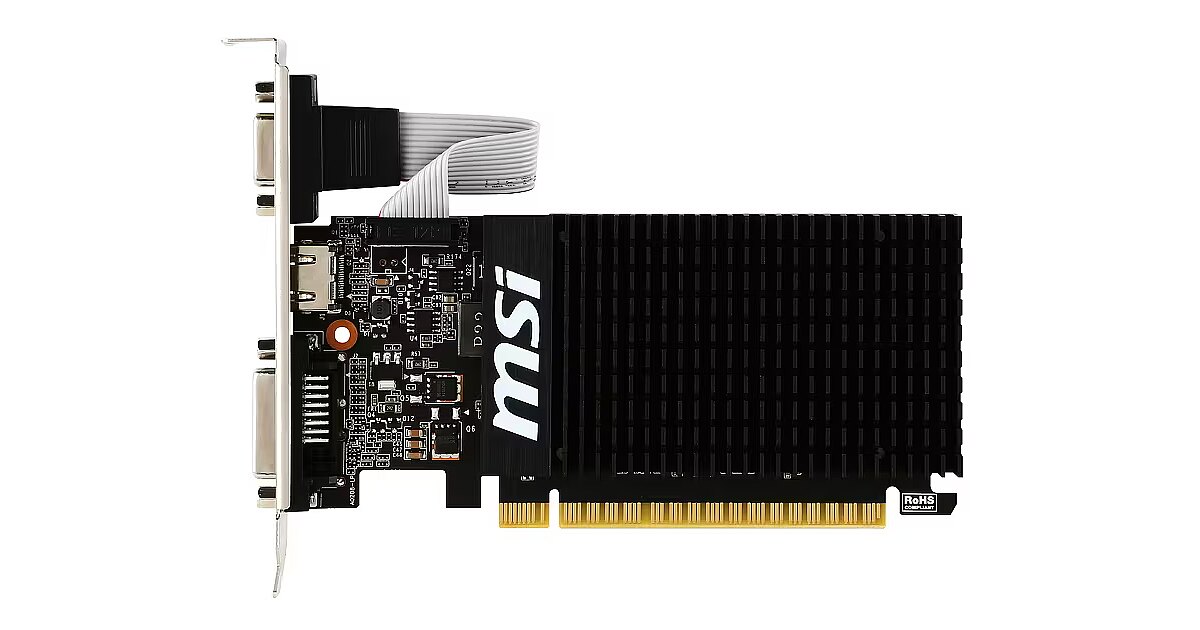 MSI GeForce GT710, 2GB DDR3, 2GD3H LP (V809-2000R)
