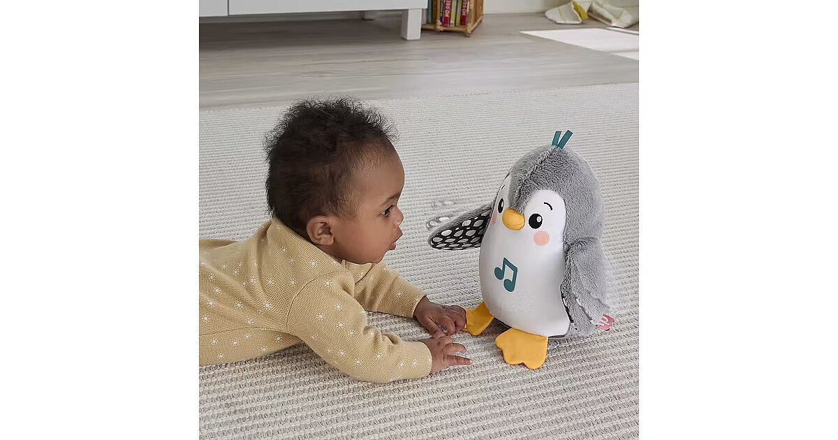 Fisher Price Flutter & Wiggle Penguin (black/white) (HNC10)