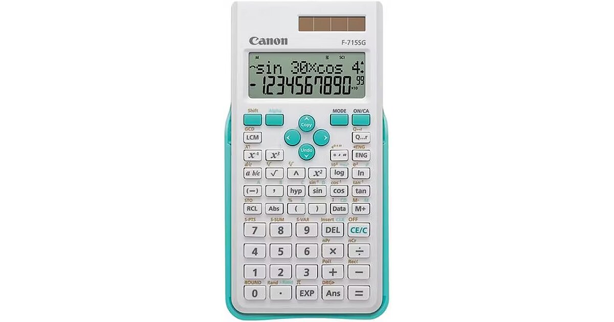 Canon F-715SG Scientific calculator, White/Blue (5730B003)
