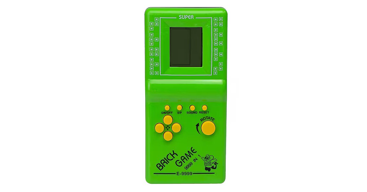 RoGer Electronic game Tetris Neon Green (RO-TETRI-GE)