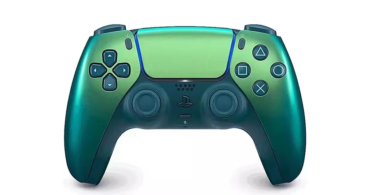 Sony Kontroler Sony PS5 DualSense Chrome Teal V2 (711719590477)