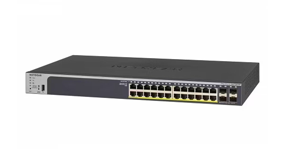 Netgear GS728TPP, 24x 1GE PoE+ 4xSFP (GS728TPP-300EUS)