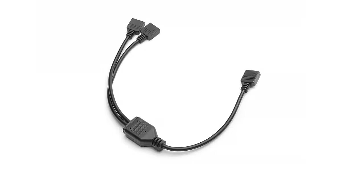 EK Water Blocks EK-Loop D-RGB 2-Way Splitter Cable (3831109848050)