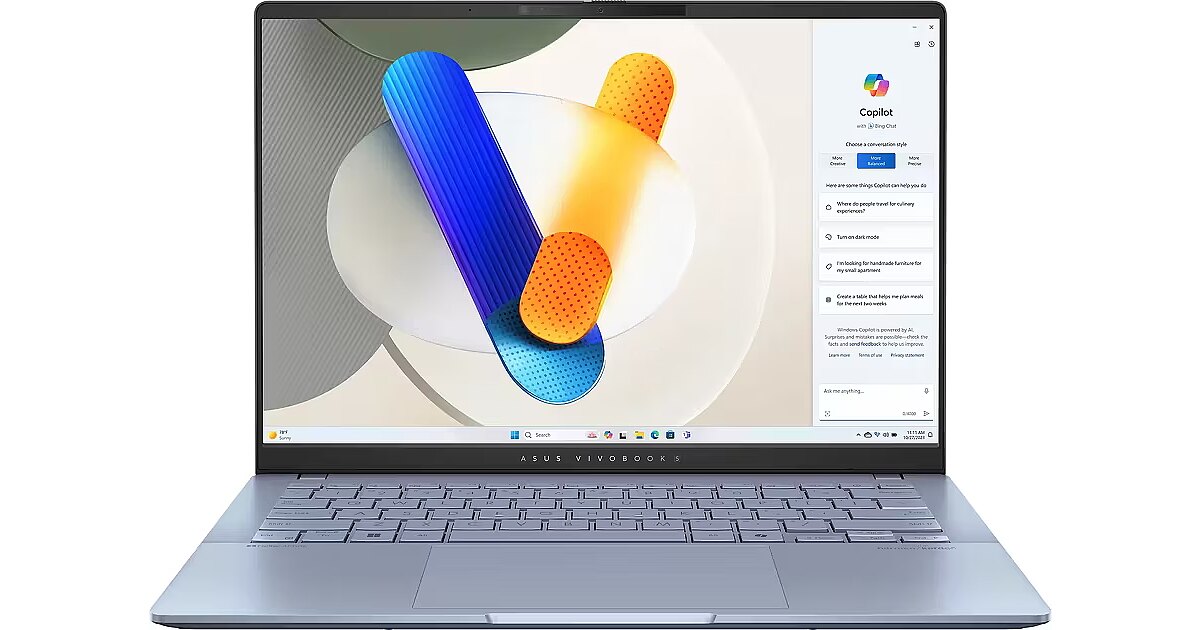 Asus Vivobook S 14 OLED S5406SA-QD004W Mist Blue, 14" WUXGA OLED, Core ...