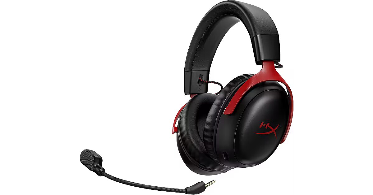 HyperX HyperX Cloud III Wireless, Black/Red (77Z46AA)