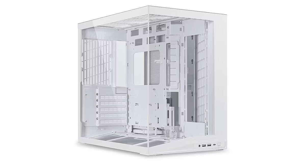 Lian Li O11 Dynamic Mini V2, Tempered Glass, White (O11DMIV2W)
