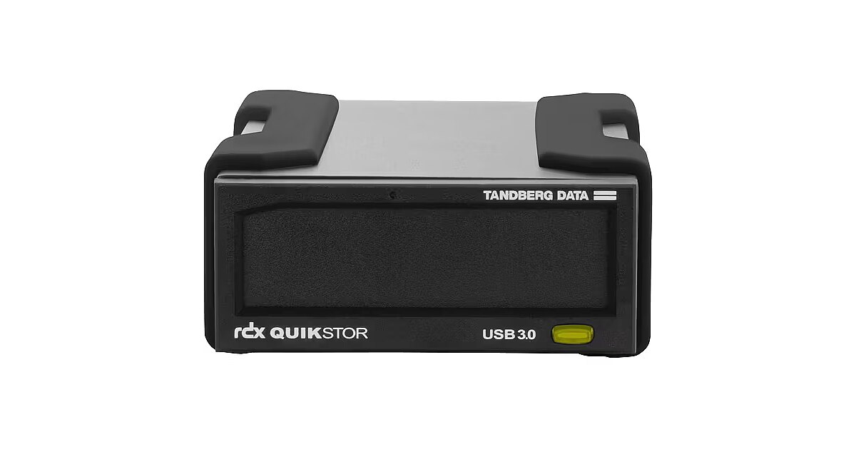 Tandberg RDX External drive kit with 500GB, black, USB3+ (8863-RDX)