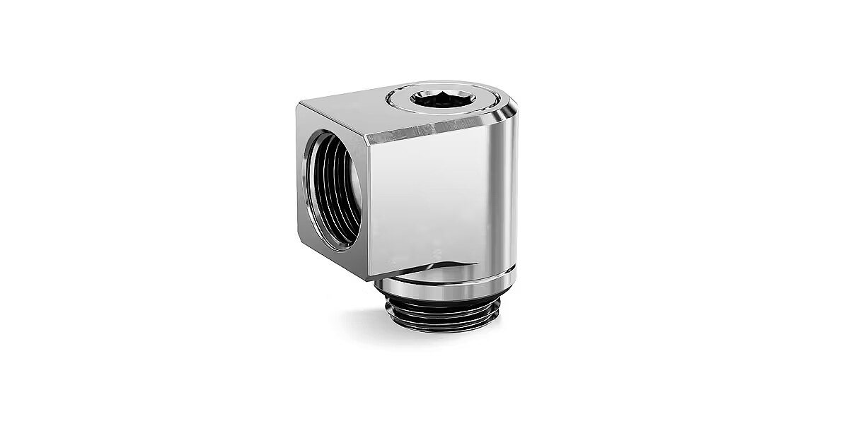 EK Water Blocks EK-Quantum Torque Micro Rotary 90°, Nickel (3831109849668)