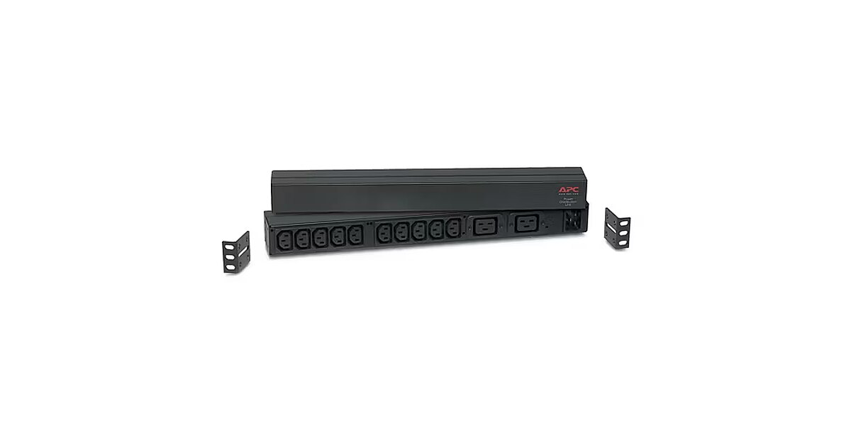 APC Basic Rack-Mount PDU, Power distribution strip, 1U 16A 230V (AP9559)