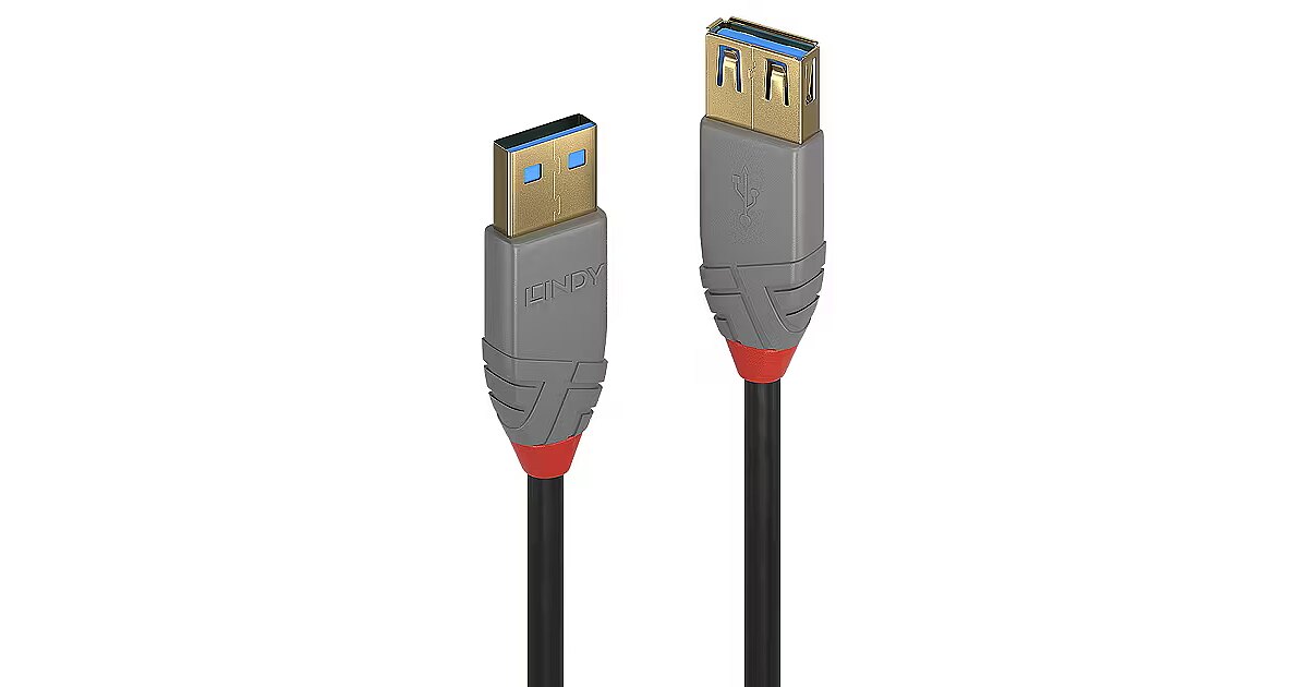 Lindy Anthra Line, USB-A 3.2 Extension Cable, 3m (36763)
