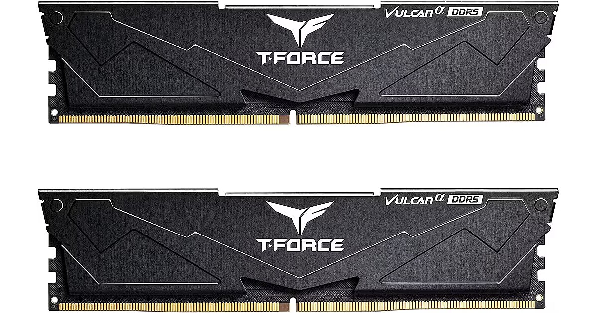 TeamGroup Vulcan Alpha, DDR5, 32GB, 6000MT/s, CL38, Kit of 2 ...