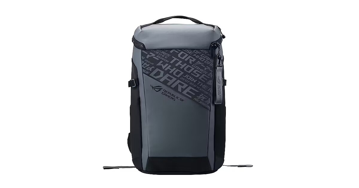 Asus ROG Ranger BP2701 Gaming Backpack (Cybertext Edition), 17", Grey ...