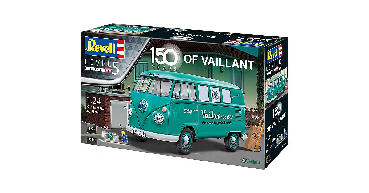 Revell 150th Anniversary OF Vaillant 1/24 Gift Set (05648)