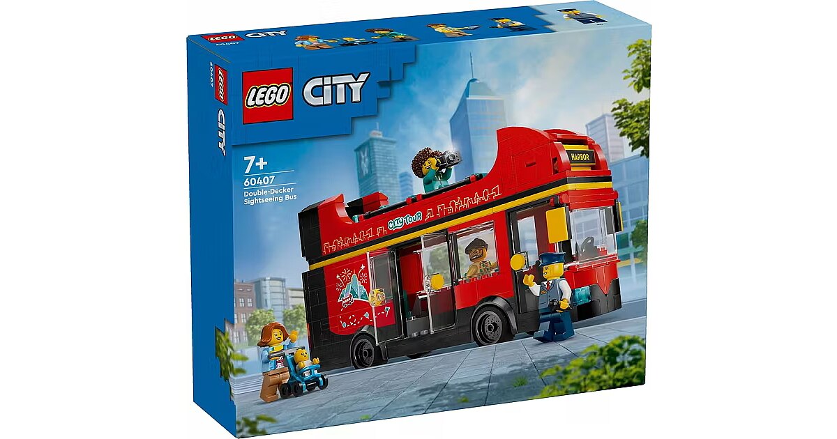 Lego Red Double-Decker Sightseeing Bus (60407)